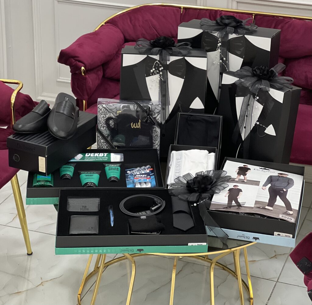 Damat Bohça Seti – Çeyiz Kolisi