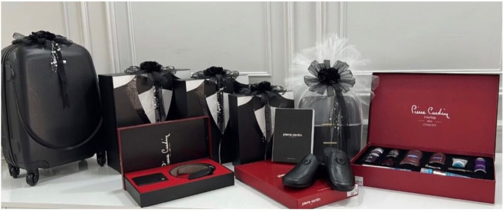 Pierre Cardin Damat Bohça Seti – Çeyiz Kolisi